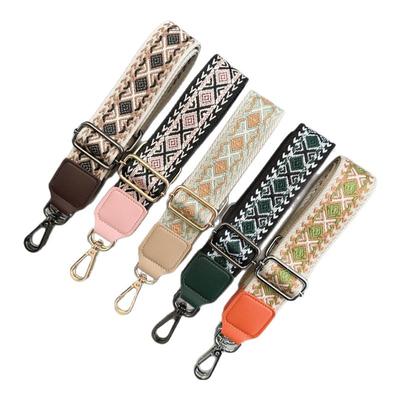 刺绣编织包带加厚可调节单肩斜挎