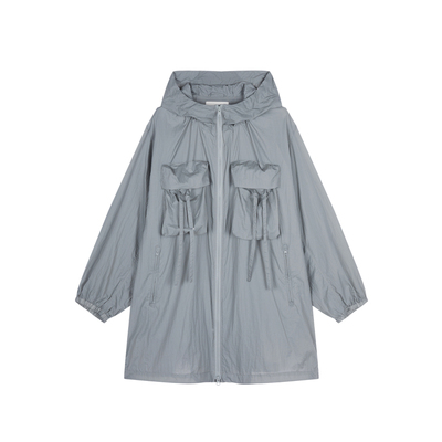 【防晒服】JNBY/江南布衣夏季女装工装宽松连帽夹克外套5O4615850