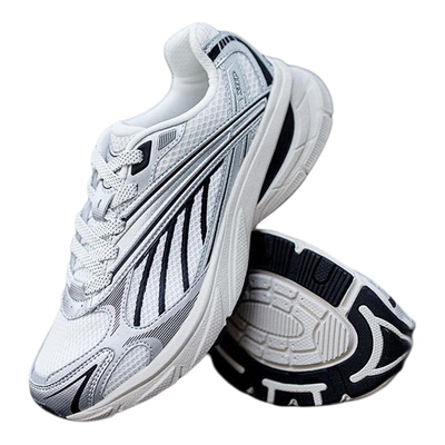 特步女鞋减震透气休闲鞋老爹鞋