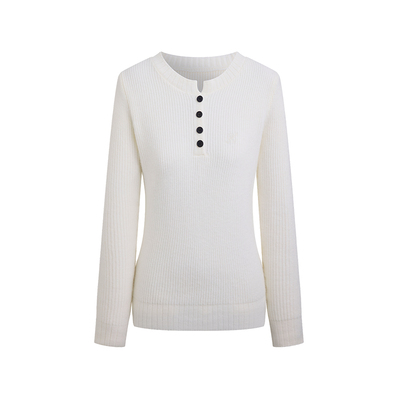 HEYABC亨利领长袖针织打底毛衣