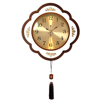 新中式家用客厅静音挂钟