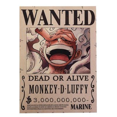 羊皮纸海贼王通缉令悬赏令海报