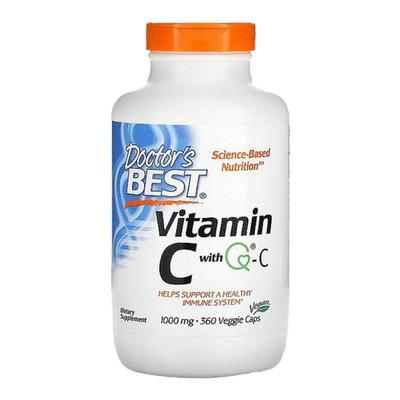 香港直发Doctor's best金达威维生素C素食胶囊360粒促进营养吸收