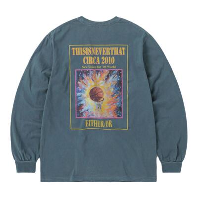 thisisneverthat® Basketball Hoop L/S Tee秋冬篮球印花长T恤