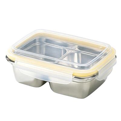 绿扣可微波炉加热不锈钢饭盒