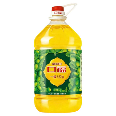 【口福】一级大豆油5L*4桶整箱装家用商用多用途炒菜烘焙烧烤