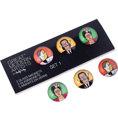 HOWstore Great Modern Artists现代艺术大师创意玻璃磁吸冰箱贴