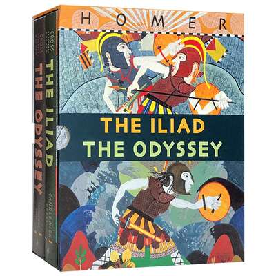 荷马史诗2册套装伊利亚特奥德赛