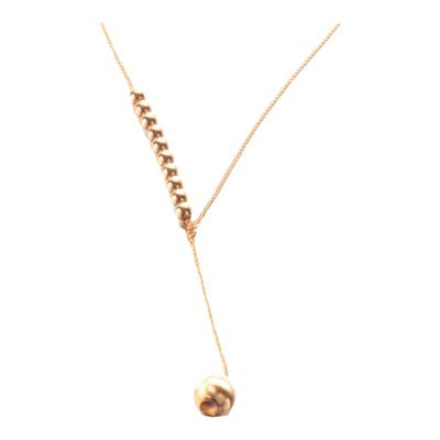 纯14K玫瑰金彩金流苏珠珠款美