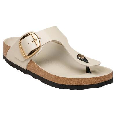 BIRKENSTOCK勃肯漆皮夹趾拖鞋
