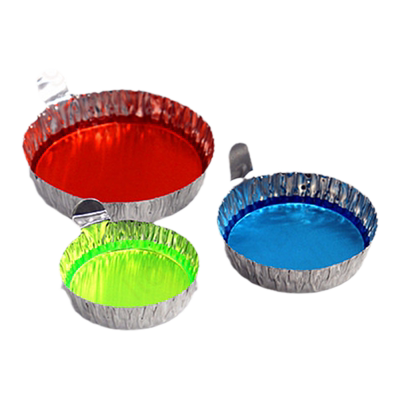 带手柄铝制铝箔8-3011-3称量皿8-3011-2秤量船 粉末液体称量盘 中号 30/42/60ml 小号50mm中号60mm大号77mm