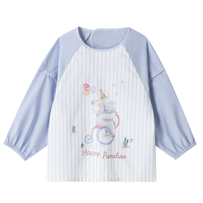 【商场同款】英氏婴儿罩衣宝宝三防长袖男宝女宝2025新款吃饭围兜