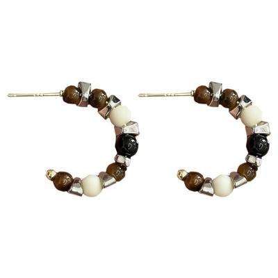 复古秋冬巨好看圈圈耳环