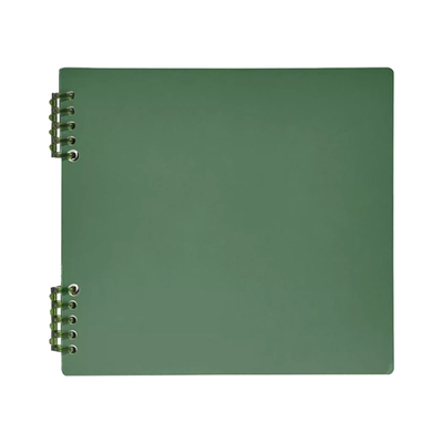 2026新款高颜值笔记本复古方形本网格笔记本本子上翻方格活页本初中高中生可拆卸活页纸错题本考研记事本