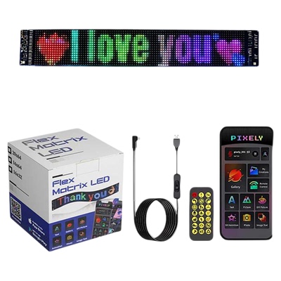 车载后窗LED柔性显示屏表情屏