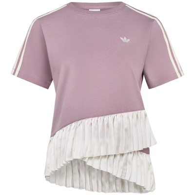 滔搏丨adidas阿迪达斯三叶草女子时尚潮流运动休闲短袖T恤LF2342