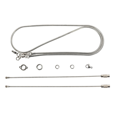 活扣可拆不锈钢脚环免费刻字