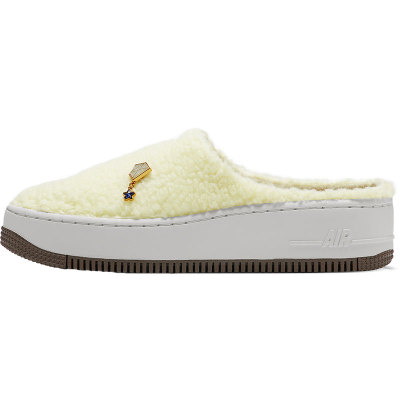 Nike/耐克正品 AF1冬季女子运动轻便保暖棉拖鞋FB1858-771