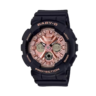 casio玫瑰金运动潮流手表