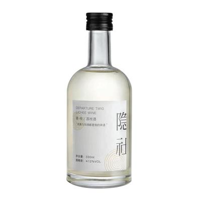 隐社荔枝酒瓶装原果发酵