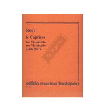 罗德六首随想曲大提琴独奏