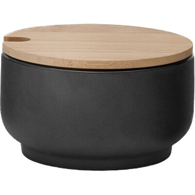 Stelton Theo陶瓷竹盖糖缸0.1l
