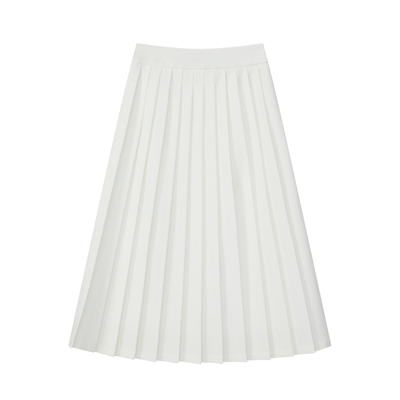 CycleDocument高腰垂坠感百褶裙