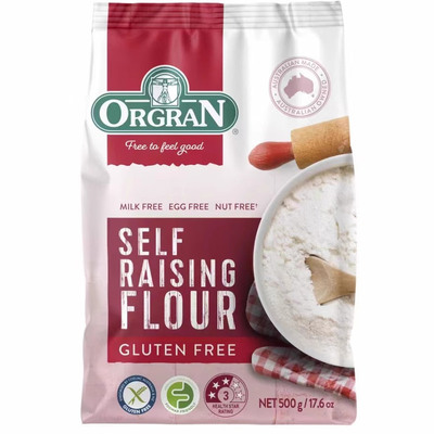 ORGRAN无麸质自发粉无小麦蛋奶