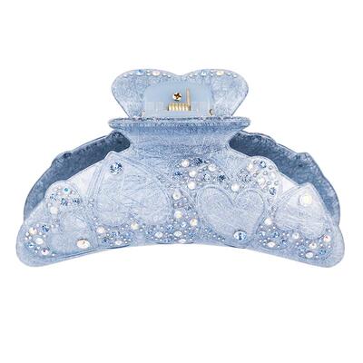 韩系精致水钻抓夹优雅百搭鲨鱼夹