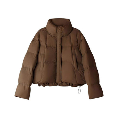 MSHR短款立领羽绒服时尚洋气