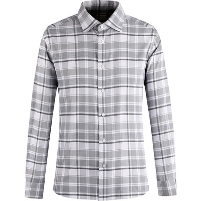 LAMPO/蓝豹意式格纹衬衫