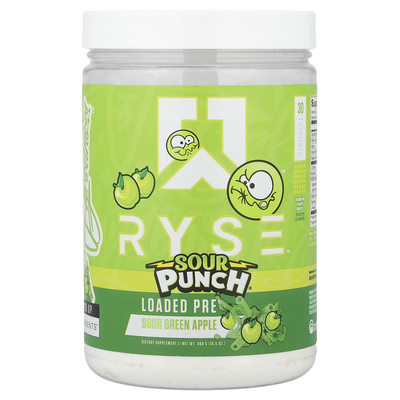 RYSE,Loaded Pre，Sour Punch® 酸青苹味