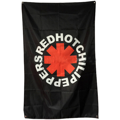 红辣椒乐队摇滚挂旗房间装饰挂布