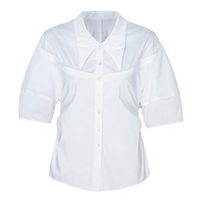 【商场同款】HPLY荷比俪秋季新款女宫廷风浪漫蕾丝少女感衬衫