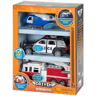 Driven儿童工程车套装3套可选