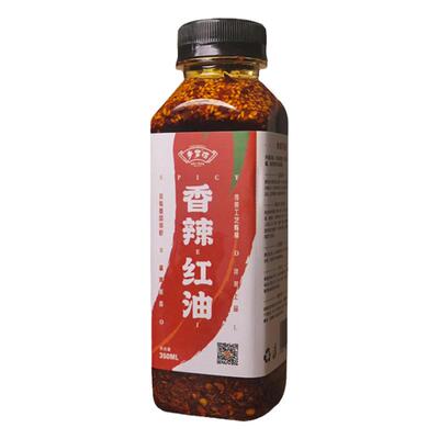 香辣红油凉拌耳片白肉酱料夫妻肺片辣椒油 350ml/瓶2026.2