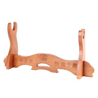 桃木剑架斧子支架木质托座