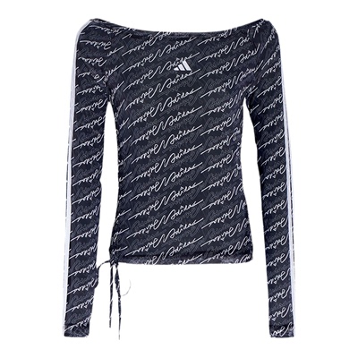 Adidas/阿迪达斯正品DCE MESH LS TEE女士运动时尚长袖T恤KS5308