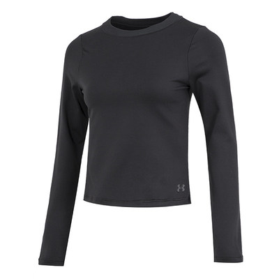 安德玛女子长袖薄绒运动T恤