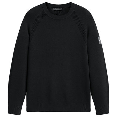 【商场同款】太平鸟男装 休闲毛衫立体缝标男士时尚毛衣B2EBF4509