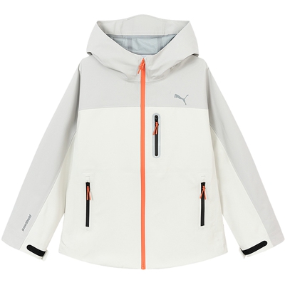 PUMA彪马童装2026春新款儿童便服时尚男女连帽外套户外拉链冲锋衣