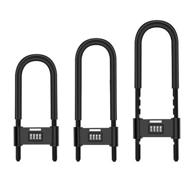 u型锁具家用加长密码防盗