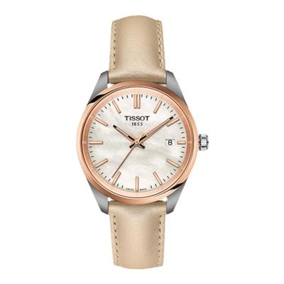 天梭PR100系列石英皮带手表女表