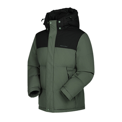 ROYALWAY连帽加厚羽绒服男90鸭绒