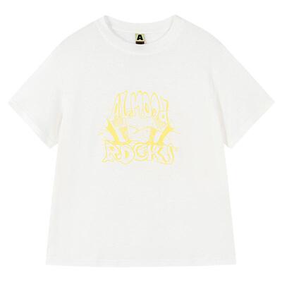 AR【复古摇滚】天丝短袖T恤2026新款春季透气上衣a线AlmondRocks