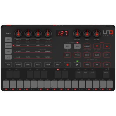 全新国行IK Multimedia UNO Synth便携式模拟合成器 易于编程