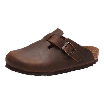 Devo/的沃休闲软木拖鞋时尚平底