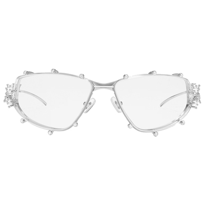 金雅贤同款男女无框婚礼钻石眼镜