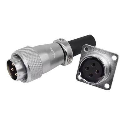 航空插头DLEN公母接头连接器3芯2