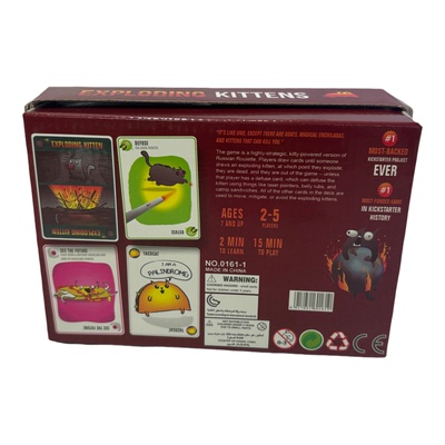 爆炸小猫The Rules of Exploding Kittens英文版桌游儿童玩具卡牌